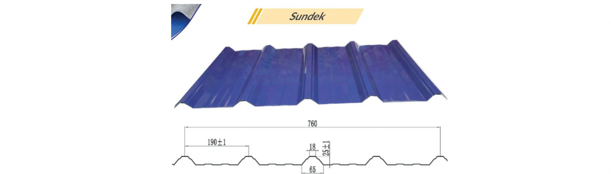 SUNDEK METAL ROOFING - Mingu International Trading (541186V)